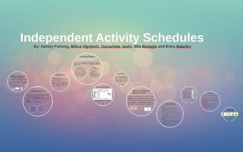 Independent Activity Schedules by ashley furlong on Prezi