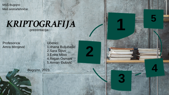 KRIPTOGRAFIJA by Sara Šljivo on Prezi