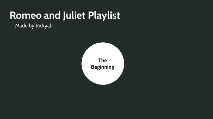 Romeo and Juliet Playlist by RIckyah Randle on Prezi