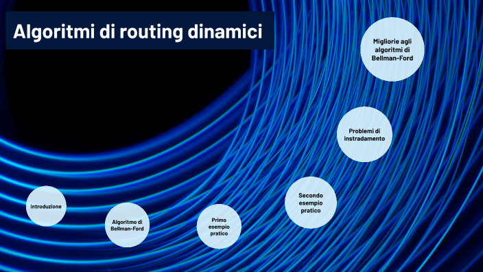 Algoritmi di routing dinamici by Lisa Galietti on Prezi