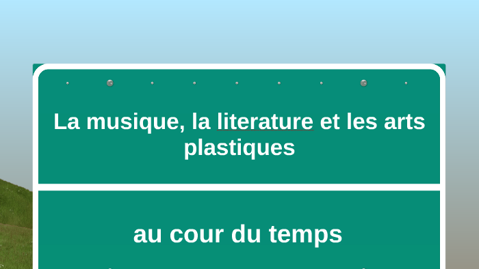 La musique, la literatuer et les arts plastiques by isabel Gabaldón ...