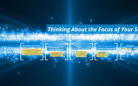 Thinking About the Focus of Your Sentences by Daniel Loving on Prezi