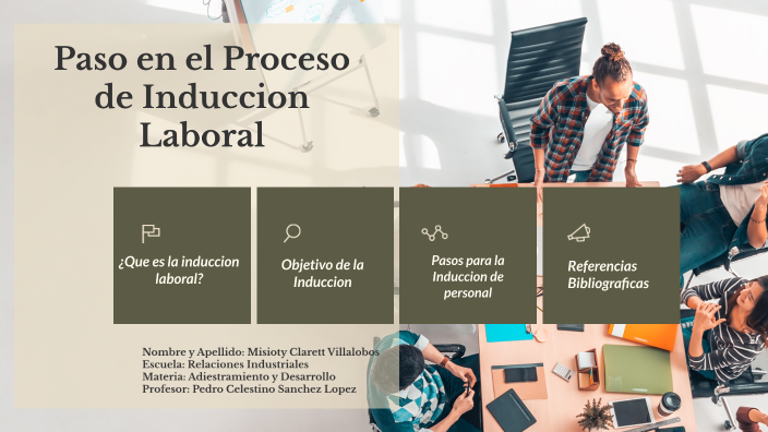 Pasos en el Proceso de Inducción laboral by Clarett Villalobos on Prezi
