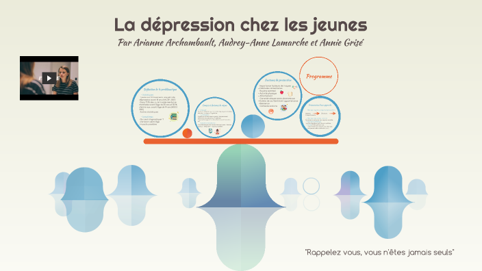 La dépression chez les jeunes by arie archambault on Prezi