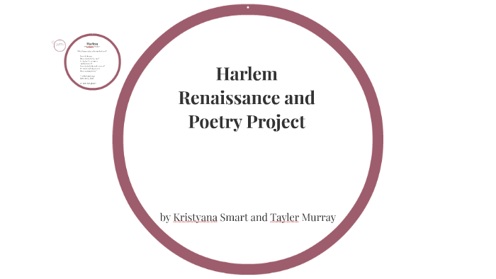 Harlem Renaissance and Poetry Project by Kristyana Stanard on Prezi