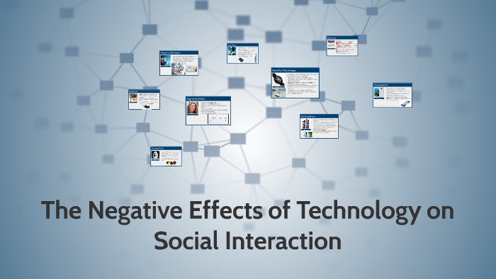 The Negative Effects of Technology on Social Interaction by Matthew ...