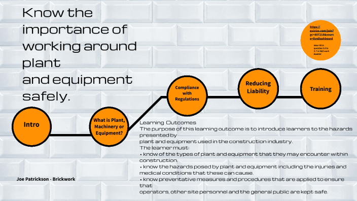 Know the importance of working around plant and equipment safely. by ...