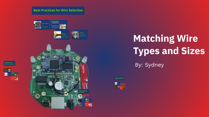 Matching Wire Types and Sizes by Sydney Yates on Prezi