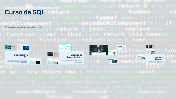 Curso de SQL by gabriel barreto on Prezi