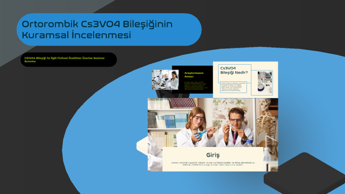Ortorombik Cs3VO4 Bileşiğinin Kuramsal İncelenmesi by Esra Kutlu on Prezi