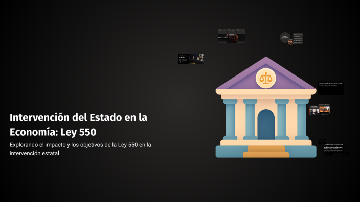 Intervención del Estado en la Economía: Ley 550 by Duvan David Herazo ...
