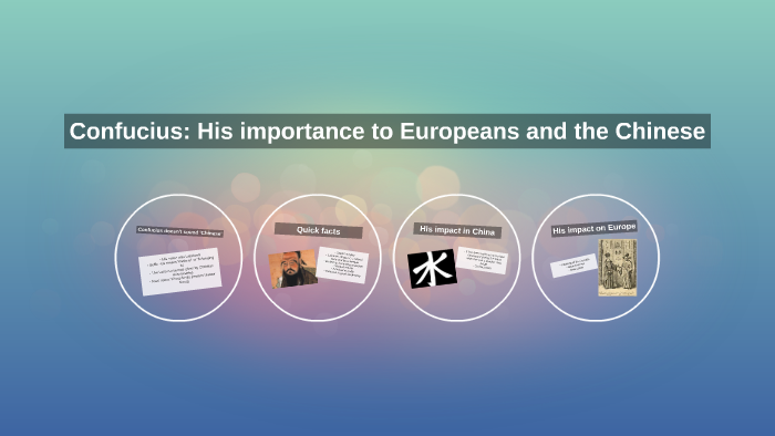 Confucius: His importance to Europeans and the Chinese by Emmie Lema on ...