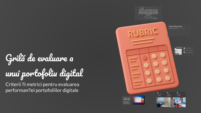 Grilă de evaluare a unui portofoliu digital by Dana Elena Irod on Prezi