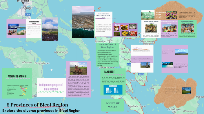 The 6 Provinces of Bicol Region 5 By Gian Carlo Delos Santos by Gian ...