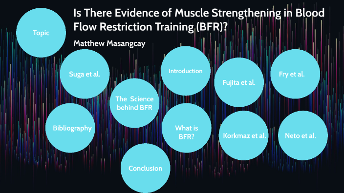 Muscle Strengthening in Blood Flow Restriction Training by Matthew ...