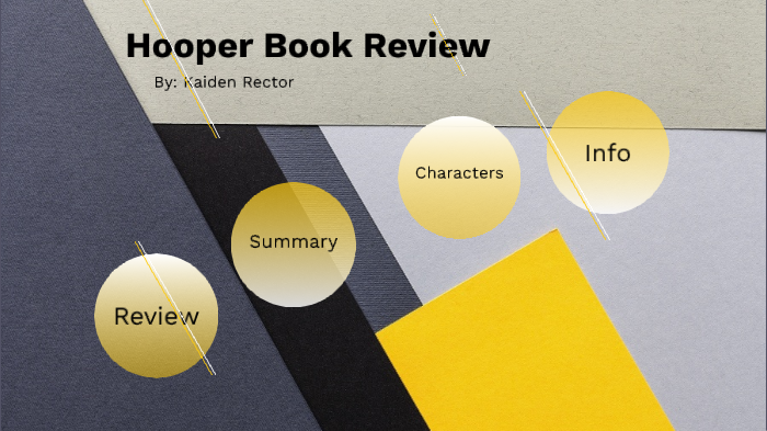 Hooper Book Review by Kaiden Rector on Prezi