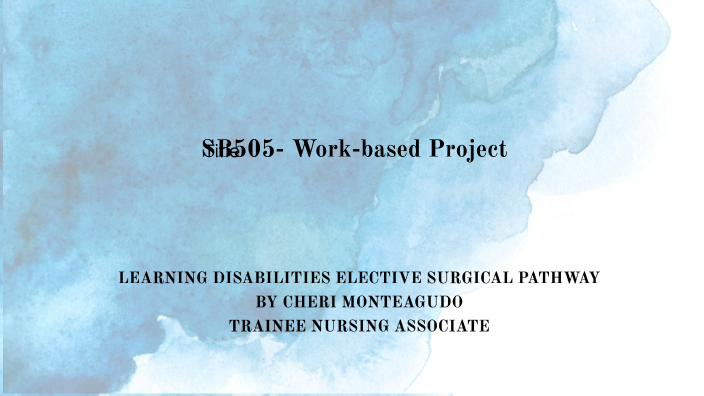 Work-based project by Cheritha Monteagudo on Prezi