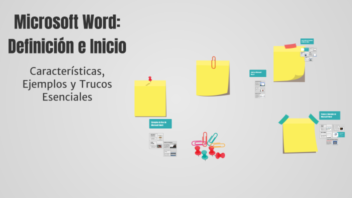 Microsoft Word: Definición e Inicio by Alicia Ayosa on Prezi