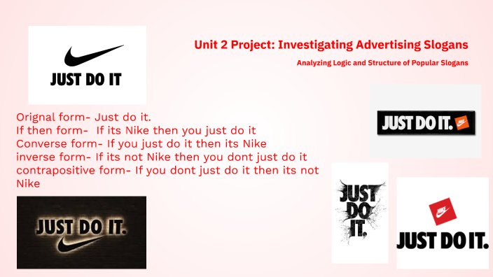 Unit 2 Project: Investigating Advertising Slogans by Peter Escudero on ...