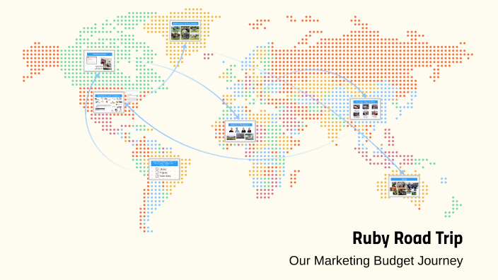 Ruby Road Trip: Marketing Budget by Michelle McCulloch on Prezi