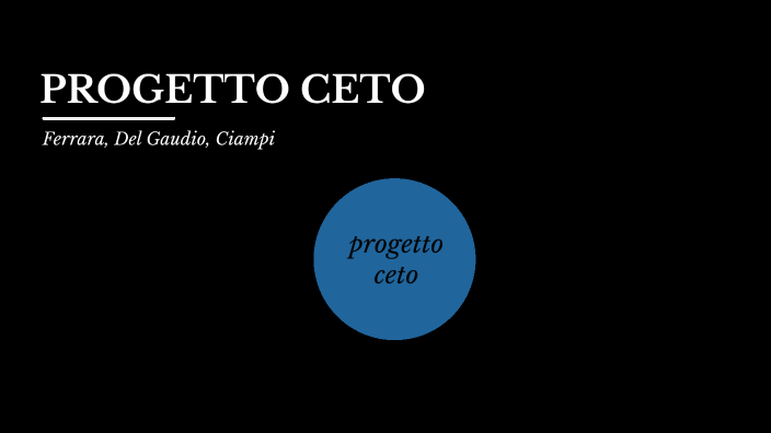 progetto ceto by mela . on Prezi