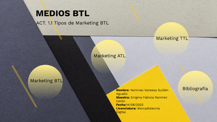 MEDIOS BTL by Yaninnav Vanessa Guillen Aguallo on Prezi