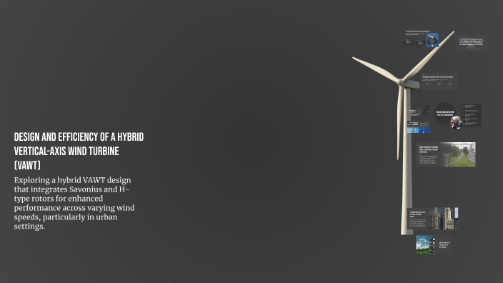 Design and Efficiency of a Hybrid Vertical-Axis Wind Turbine (VAWT) by ...