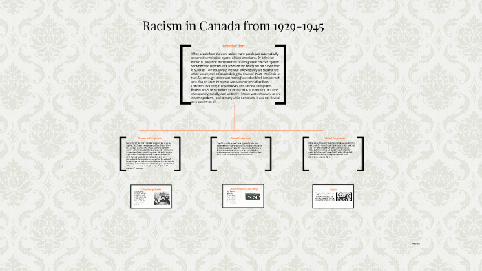 Racism in Canada from 1929-1945 by Maya Parent on Prezi