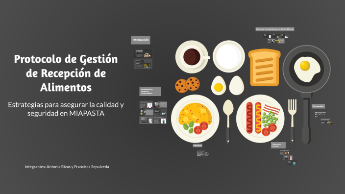 Protocolo de Gestión de Recepción de Alimentos by francisca sepulveda ...