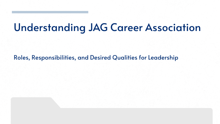 Understanding JAG Career Association by Sarah Avenatti on Prezi