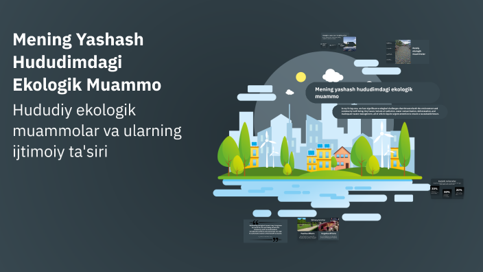 Mening Yashash Hududimdagi Ekologik Muammo by Nodirbek Xakimov on Prezi