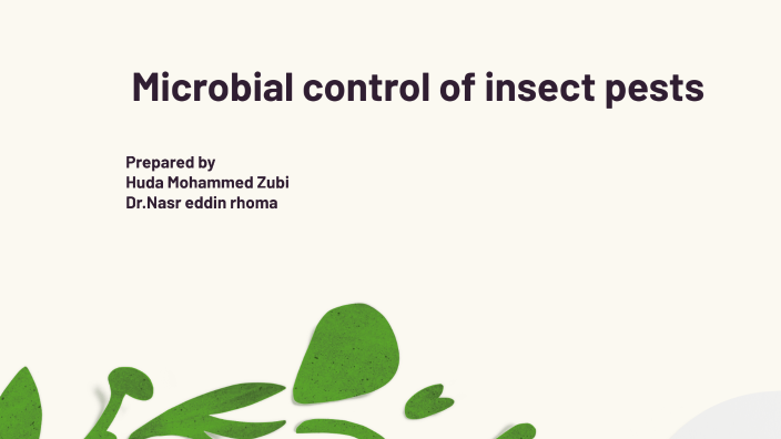 Microbial control of insect pests by Huda Mohammed on Prezi
