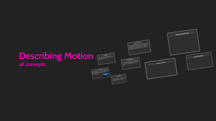 Describing Motion by Robert Grandmaison on Prezi