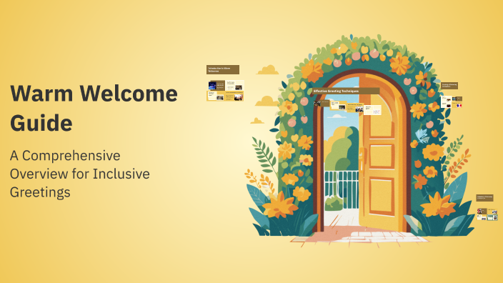 Warm Welcome Guide by รนนน หกพพ on Prezi
