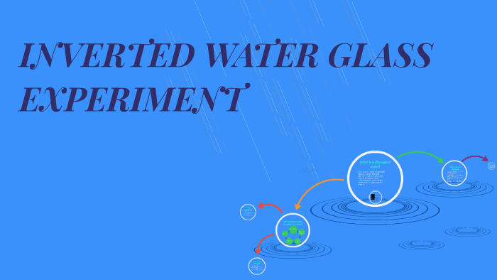 INVERTED WATER GLASS EXPERIMENT by Stephanie Bagenstose on Prezi