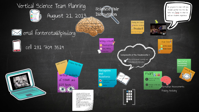 Vertical Science Team Planning by Angela Fontenot on Prezi