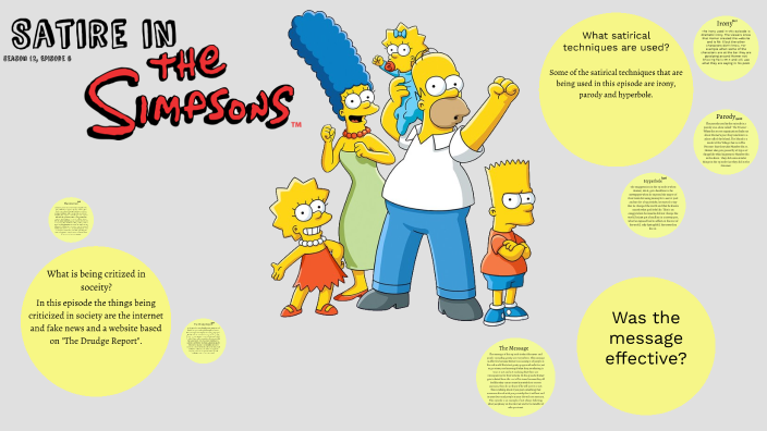 Satire in The Simpsons by olivia sheppard on Prezi