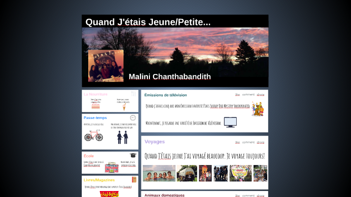Malini Chanthabandith- Quand J'etais Jeune Project by Malini ...