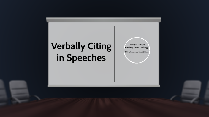Verbal Citations (Spring 2026) by Eddie Ayala on Prezi