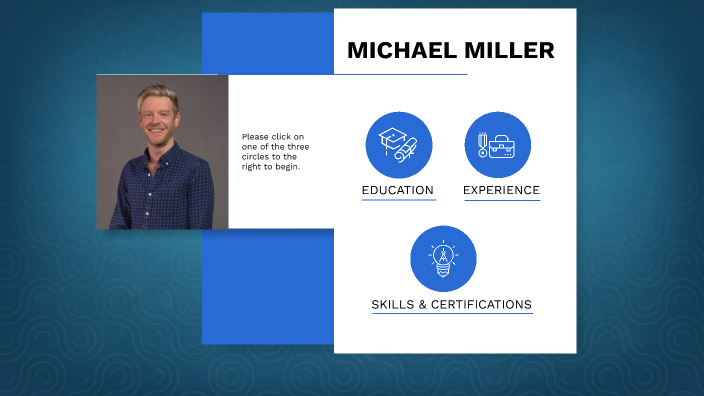 Interactive Resume by Michael Miller on Prezi