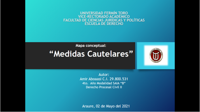 Mapa conceptual sobre las medidas Cautelares Amir Aboaasi by AB . on Prezi