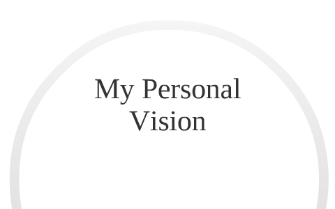 My Personal Vision Statement by Kimberly Williams on Prezi