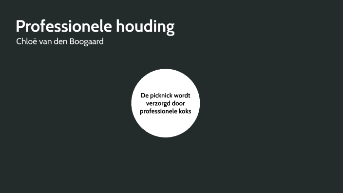 Professionele houding by Chloë van den Boogaard on Prezi