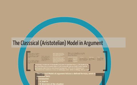 The Classical Model in Argument by Peter Grevstad on Prezi