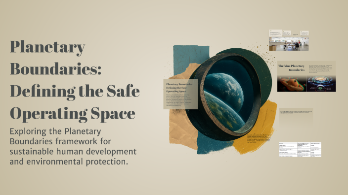 Planetary Boundaries: Defining the Safe Operating Space by Rebecca ...