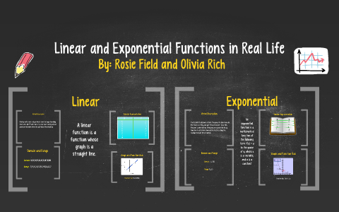 Linear and Exponential Functions in Real Life by Olivia Rich on Prezi