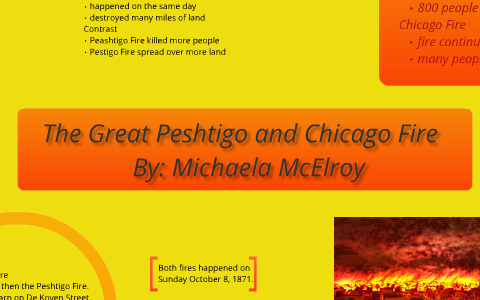 The Great Peshtigo and Chicago Fire by michaela mcelroy on Prezi