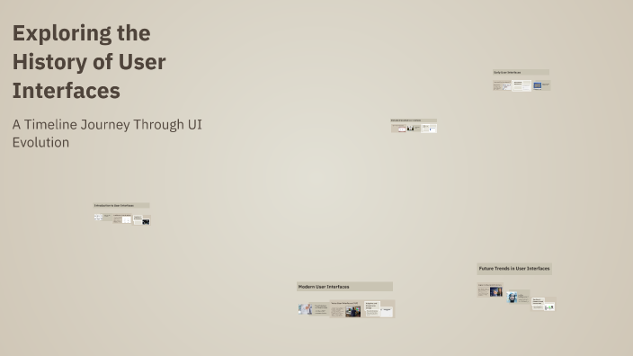 Exploring the History of User Interfaces by James Forrest on Prezi
