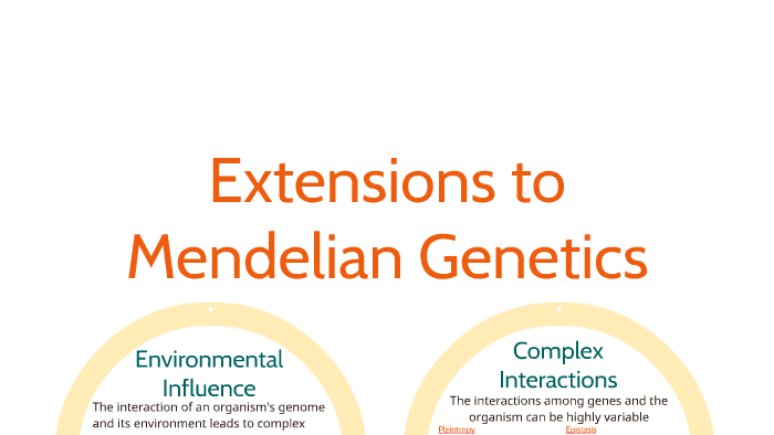 Genetics 6 Beyond Mendelian Genetics by Daniel Cordek on Prezi