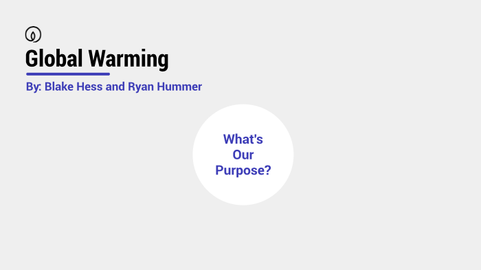 Global Warming by Ryan Hummer on Prezi